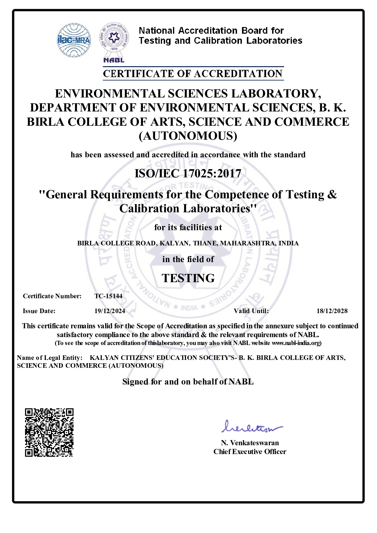 Top NAAC A++ Degree College Kalyan | BK Birla College